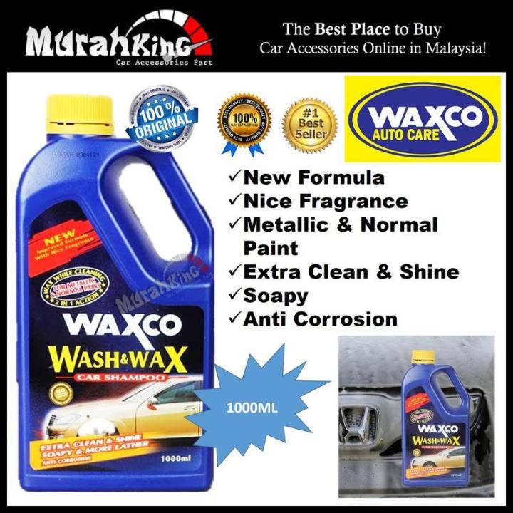 Waxco Wash and Wax Car Shampoo 1000ML. | Lazada
