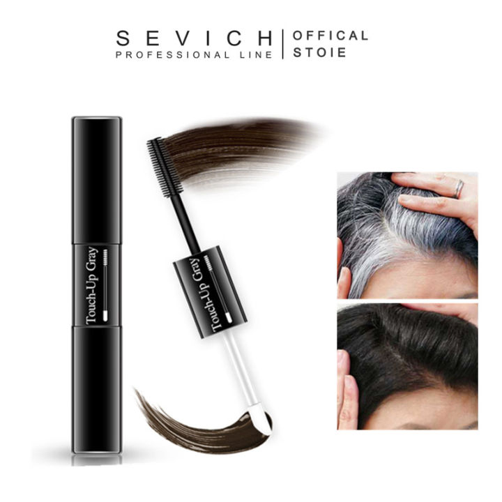 SEVICH Hair Dye Brush 2 In 1 Quickly Cover Gray Hair Color Pen | Lazada ...