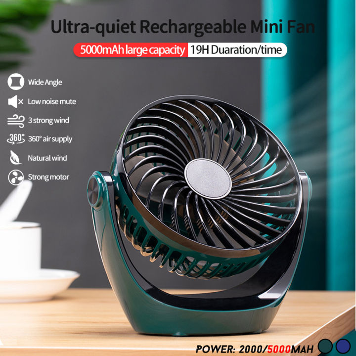Portable Mini Wind Desk Fan USB Charging electric Fan Cooling Fan 3 ...