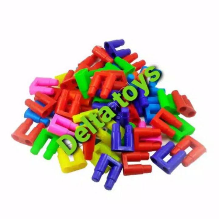 MAINAN EDUKASI ANAK CREATIVE BRICK JUMBO ROCKET 100 GRAM MERONCE ROCKET ...