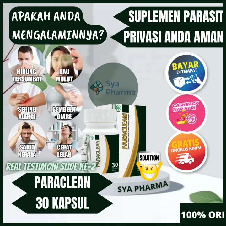 Obat Paraclean Anti Parasit Ampuh 30 Kapsul | Lazada Indonesia
