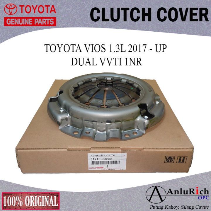GENUINE TOYOTA CLUTCH COVER TOYOTA VIOS 1.3L 2017-UP DUAL VVTI 1NR ...