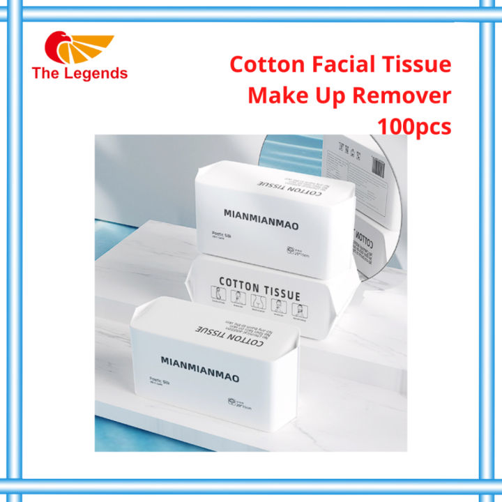 Disposable Cotton Facial Towel Tissue Flat Design Make Up Removal Wipes ...