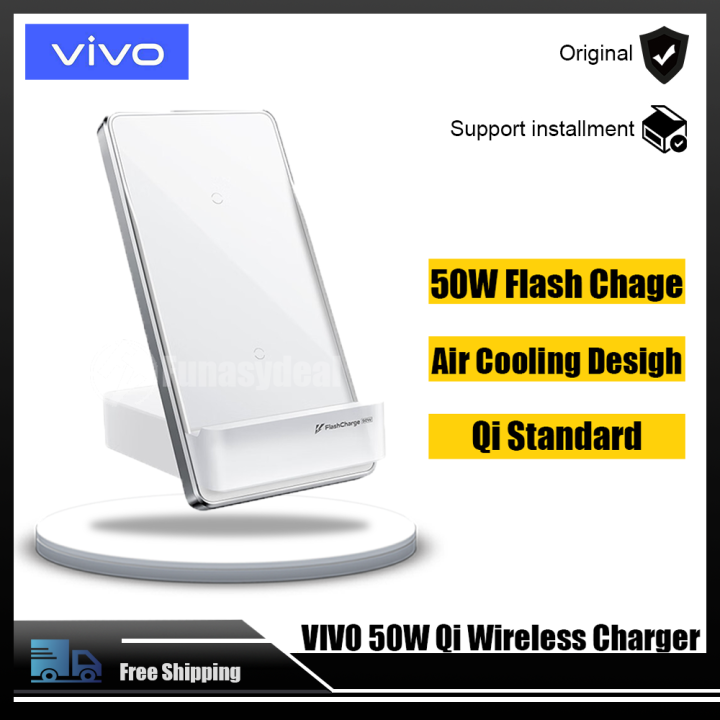 vivo 50W Vertical Wireless Flash Charger Built-in high speed fan ...