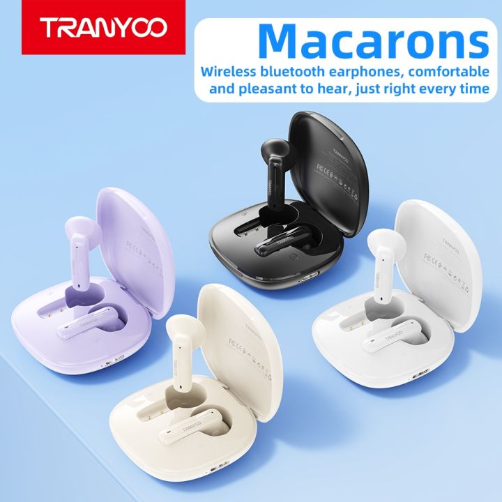 Tranyoo T-M25 TWS Wireless Bluetooth earphones Macaron color in ear sports earphones | Lazada PH