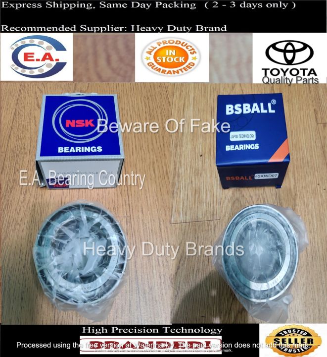(FRONT)2005up Original Toyota Innova Wheel Bearing Toyota Hilux Wheel ...