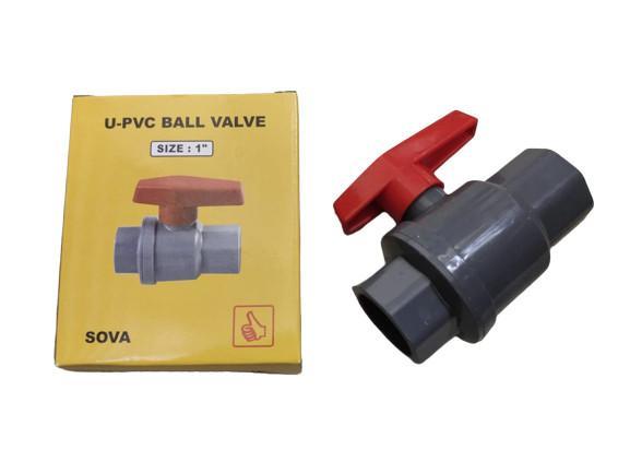 Ball Valve PVCBV 1" Polos Stop Kran Plastik U PVC Balvalve Mdl Onda ...
