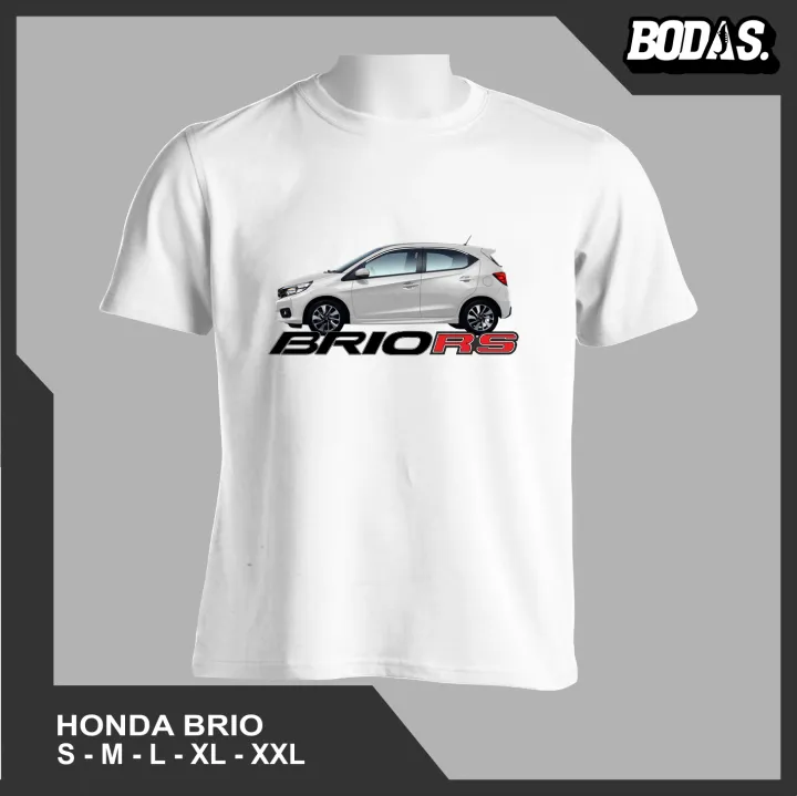 KAOS PUTIH DISTRO OTOMOTIF MOBIL HONDA BRIO | Lazada Indonesia