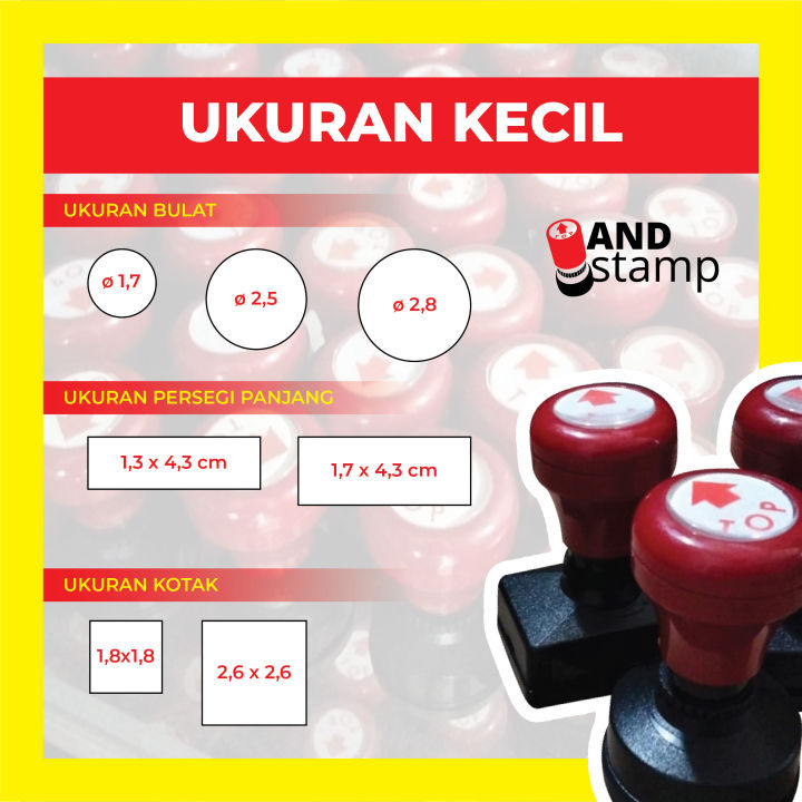 STEMPEL FLASH UKURAN KECIL, STEMPEL CUSTOM, STEMPEL OTOMATIS, STEMPEL TTD COD!!! | Lazada Indonesia