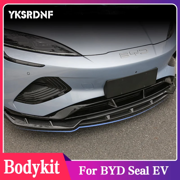 For 2022-2024 BYD Seal EV Bodykit Front Bumper Splitter Lip Chin ...