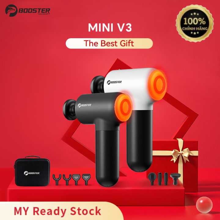 Booster MINI V3 Mini Massage Gun 55°C Hot Compress Portable Fascia Gun ...
