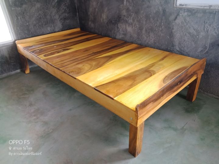 Win888 -(เตียงส่งแบบประกอบแล้ว) เตียงนอน3ฟุต ตั่งนั่งเล่น ไม้จามจุรี ...