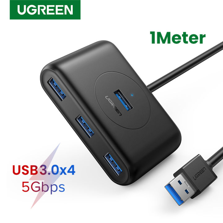 UGREEN USB HUB 3.0 External 4 Port USB Splitter with Type C Power Port ...