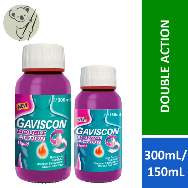 150mL / 300mL GAVISCON DOUBLE ACTION LIQUID PURPLE | Lazada