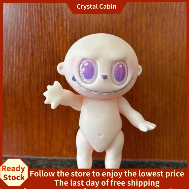 CRYSTAL CABIN DIY Labubu Face Hands Feet Vinyl 3D Eyes Doll Accesseries ...