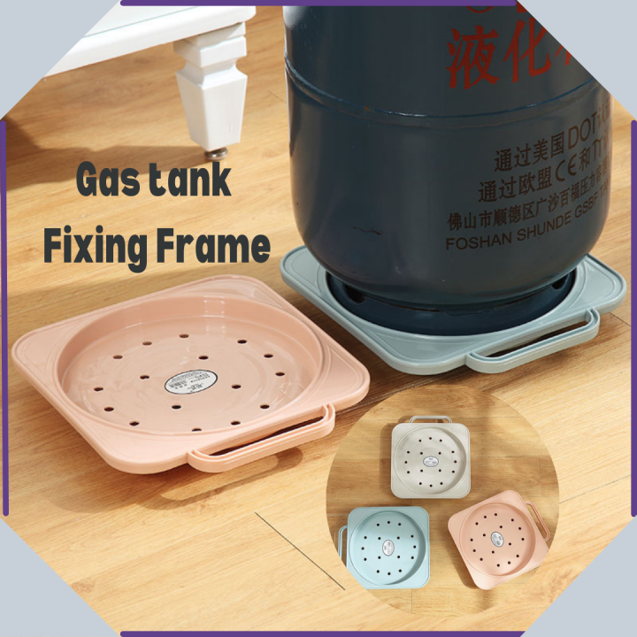 Kitchen gas bottle fixing frame gas tank cylinder with wheel liquefied ...