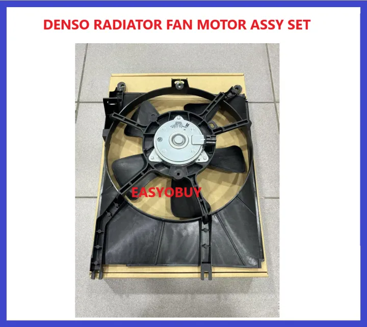 ORIGINAL DENSO RADIATOR FAN MOTOR ASSY SET (MODIFY BIG MOTOR BESAR ...