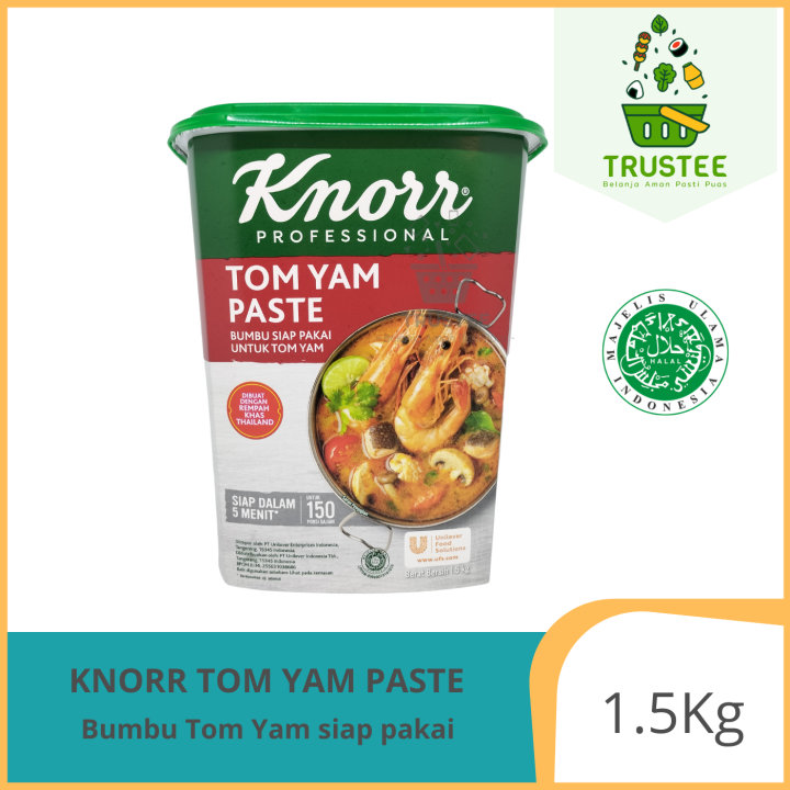 KNORR TOM YUM PASTE BUMBU TOM YAM 1.5 KG TOMYUM TOMYAM | Lazada Indonesia
