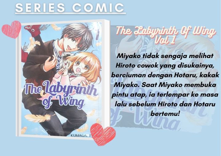 M&C Komik Seri The Labyrinth Of Wing By Kumagai Kyoko | Lazada Indonesia