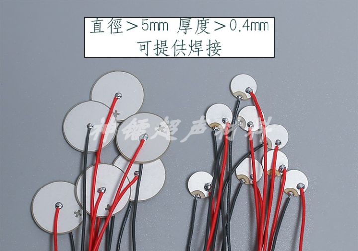 PZT-5H Circular Piezoelectric Ceramic Piezoelectric Sheet Ultrasonic ...