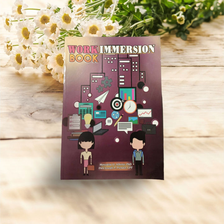 Work Immersion Book By:Alberto | Lazada PH