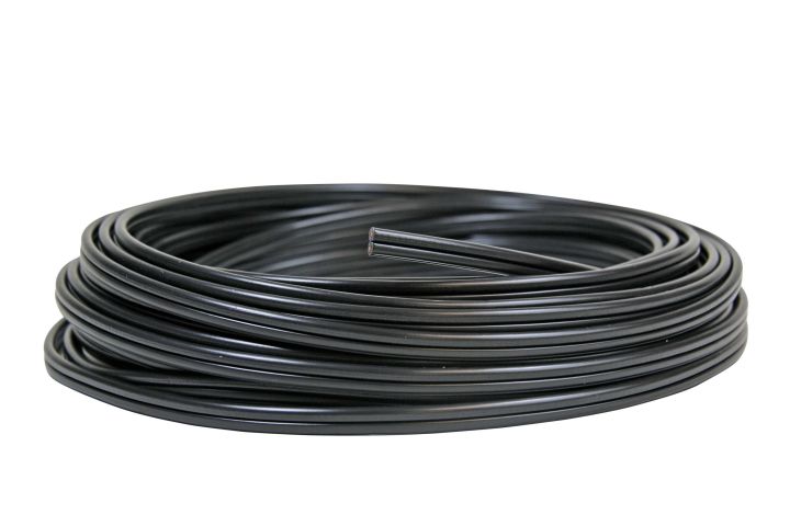 TKK FLAT CORD WIRE #18/2 #20/2 #22/2 BLACK - SOLD PER 5/ 10/ 15/ 20 ...