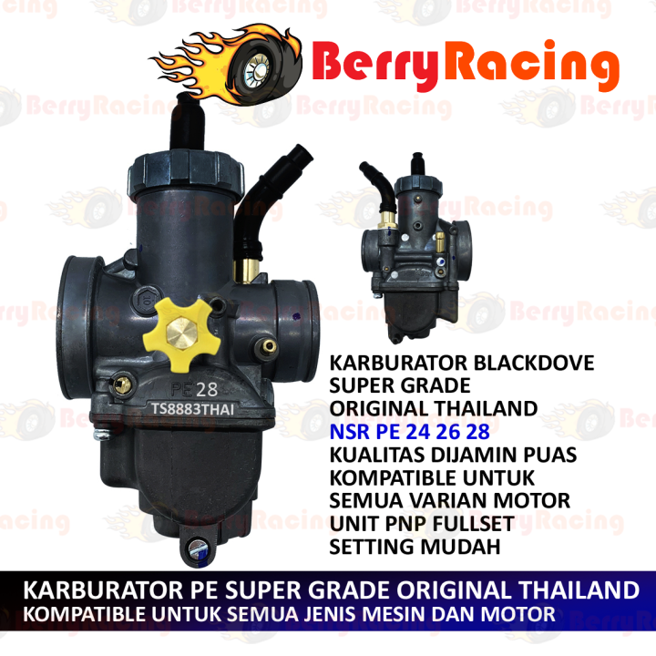 (COD) KARBURATOR KEIHIN NSR PE 24 26 28 30 BLACK DOVE DOP HITAM KARBU KARBULATOR CPO ORIGINAL ...