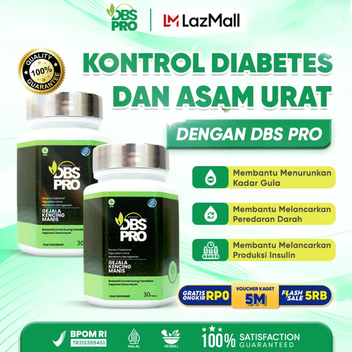 Dbs Pro/ Kapsul Kesehatan/ Kapsul Stabil Diabetes Rekomendasi/ Stabil ...