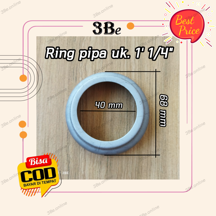Ring pipa Uk.1'1/4 inch kaki ring cembung pipa besi aksesoris ornamen ...
