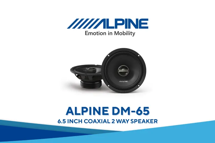 Alpine DM-65 6.5 INCH COAXIAL 2 WAY SPEAKER | Lazada PH