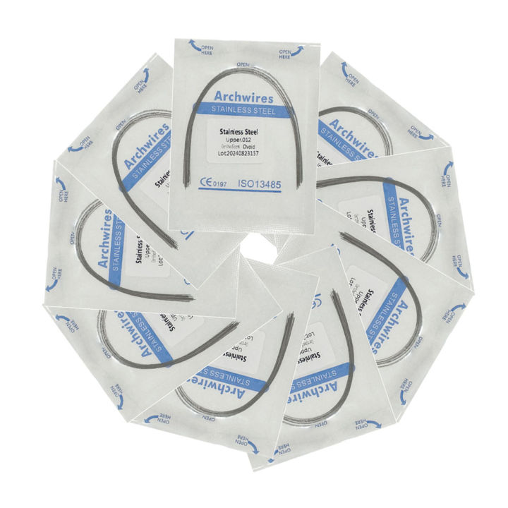 NiTi และสแตนเลสอุปกรณ์ดูแลช่องปาก Super Elastic Archwire (.016X016 ...