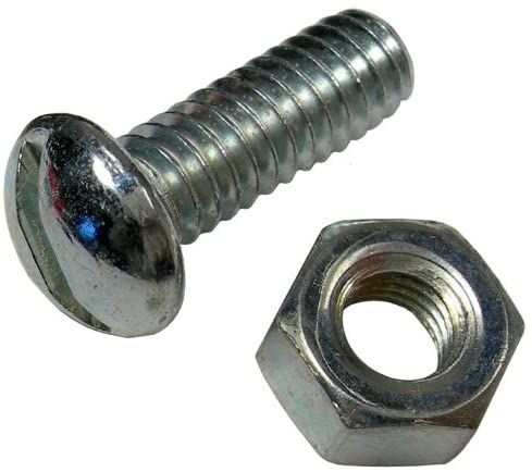 AA GI Stove Bolt Round Head 1/8 x 3/8 to 1/4 x 3 | Lazada PH