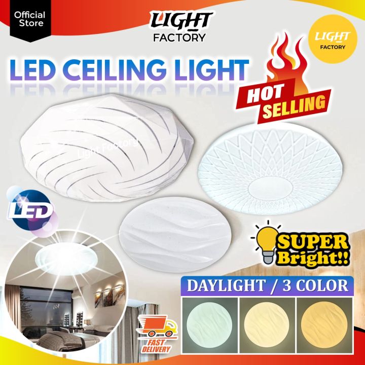 🔥HOT SELLING🔥 3 Colour LED Ceiling Light Surface Mounted LED Ceiling ...