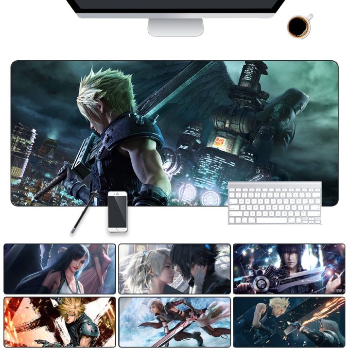 Large Mouse Mat Final Fantasy Gamer Keyboard Laptop Desk Pad Speed ...