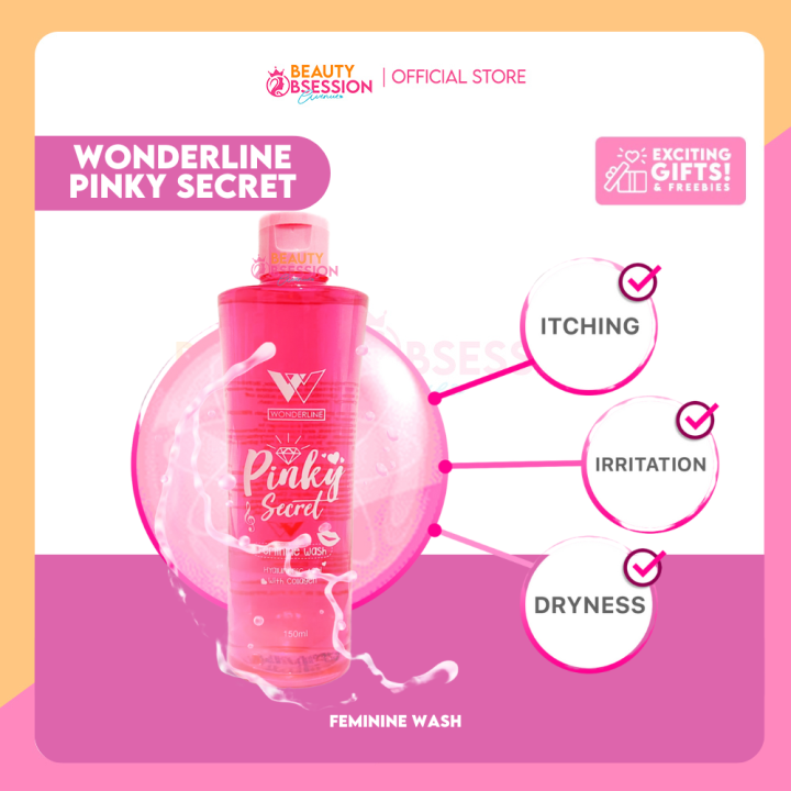 Wonderline Pinky Secret Feminine Wash 150ml | Lazada PH