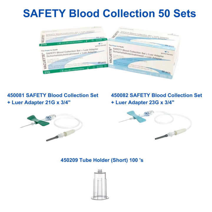 SAFETY Blood Collection Sets | Lazada.co.th