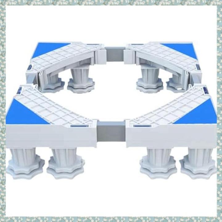 (TENK) Mini Fridge Stand,Adjustable Washing Machine Stand Base with 8 ...