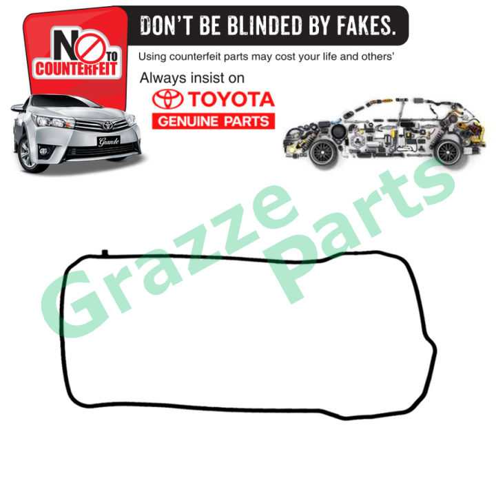 Toyota Original Valve Cover Gasket for 11213-37021 Toyota Altis ZRE142 ...