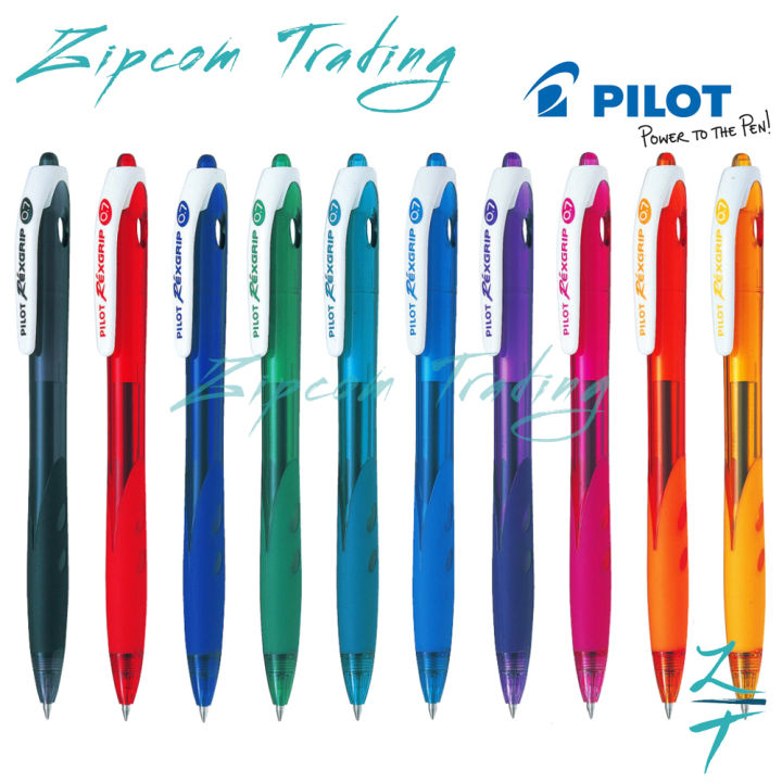 Pilot RexGrip Retractable Ballpoint Pen (0.5/0.7/1.0mm) | Lazada
