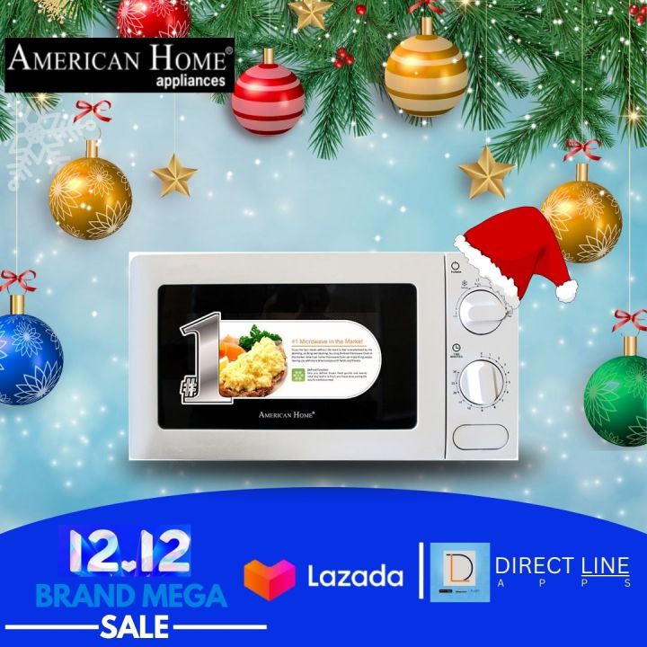 American Home AMW-22 WHITE Microwave Oven 20L | Lazada PH