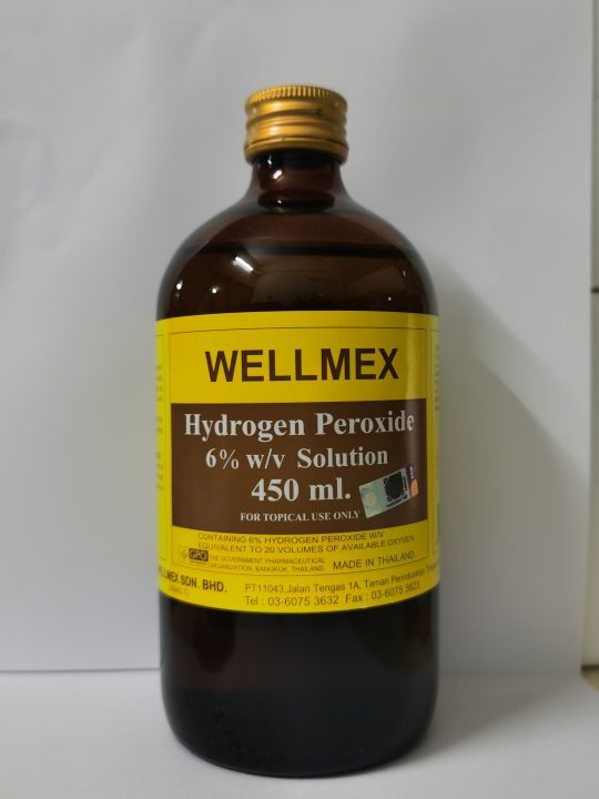 HYDROGEN PEROXIDE 6%,400ML (REMOVE DRESSING FROM WOUNDS UNTUK LEMBU ...