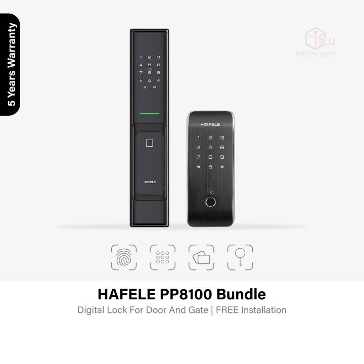 ( Synchronised Opening )( Next Day Installation ) Hafele Gate Lock ...