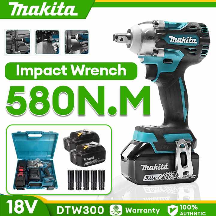 MAKITAs Brushless Cordless Impact Wrench Heavy Duty DTW300 Torque ...