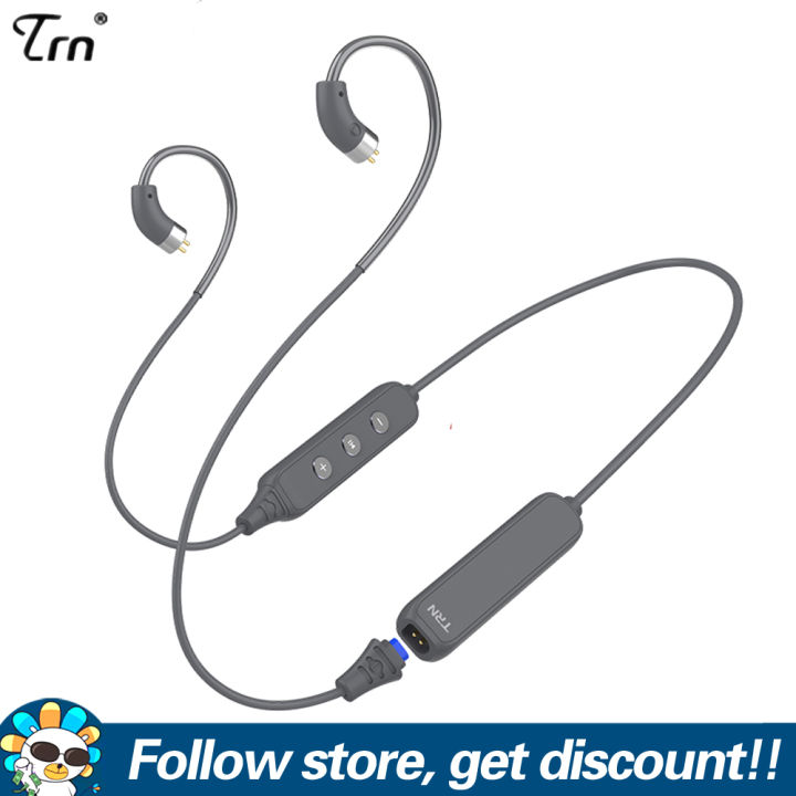 TRN BT3XS Bluetooth Module 0.75MM/0.78MM/MMCX/S/C Pin Wireless Earphone Cable IPX6 Waterproof ...