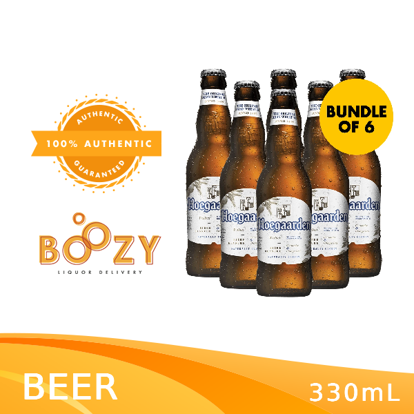 Hoegaarden White 330ml Bottle Bundle of 6 | Lazada PH