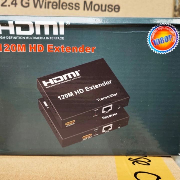 HDMI Extender 120 Meter Over Kabel Lan Cat5e/6e - HDMI Extender 120M | Lazada Indonesia