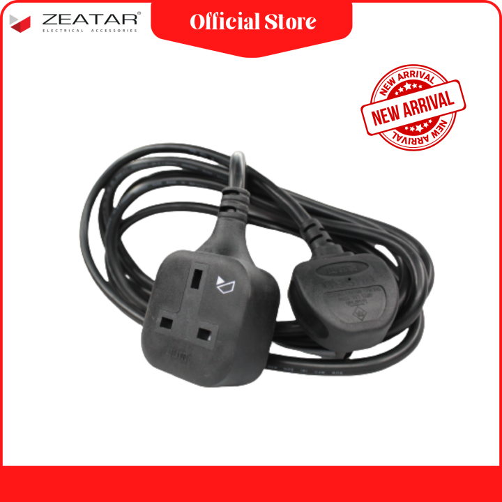 ZEATAR Heavy Duty Portable Socket Extension 1 Way 3M 5M SIRIM Approved ...
