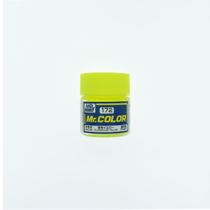 MR.COLOR SOLVENT-BASED ACRYLIC 172 FLUORESCENT YELLOW (SEMI-GROSS ...