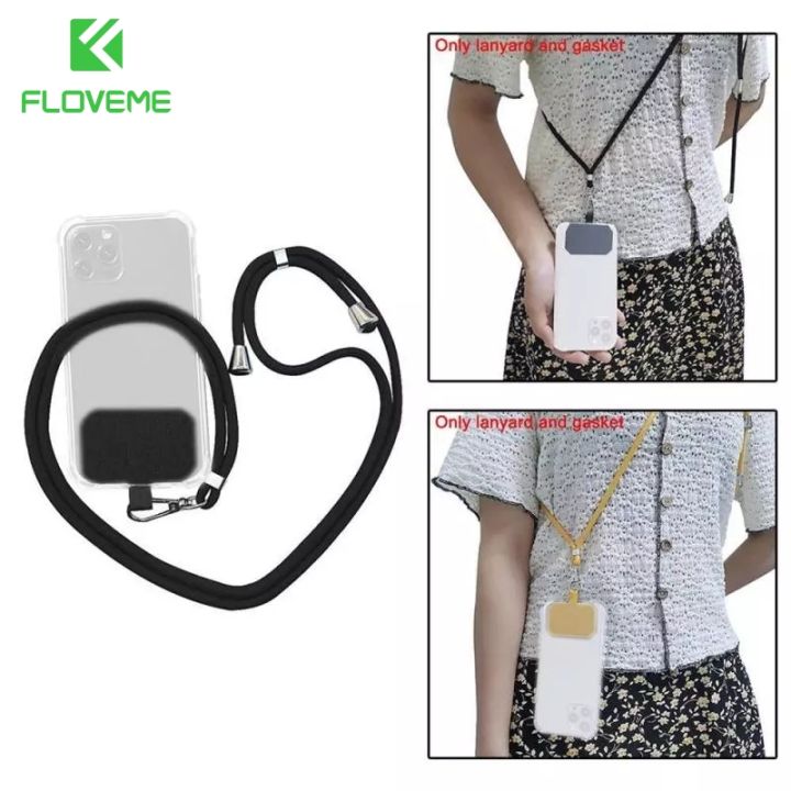 FLOVEME Universal Phone Lanyard Nylon Sports Strap Neck Rope Mobile ...