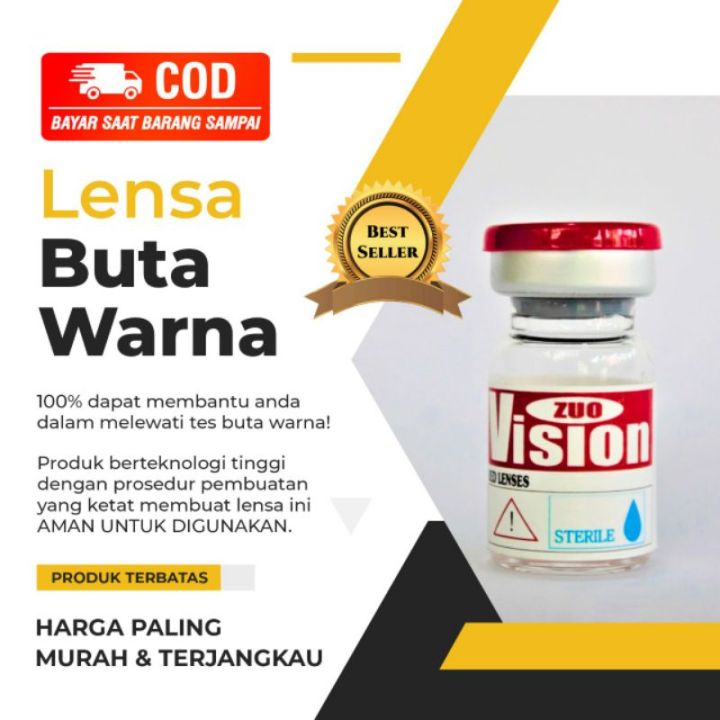 ORIGINAL VISION (Harga Nego) Lensa buta warna 6 bulan -1 Tahun ...